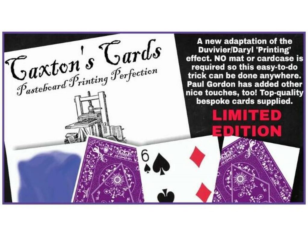 Paul Gordon – Caxton’s Cards (Gimmick not included) – Erdnase Magic Store